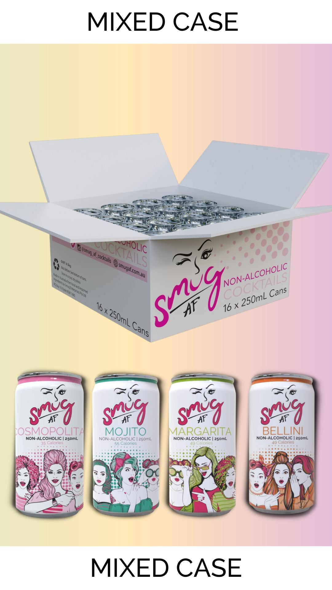 Smug AF - Alcohol Free Cocktails and Mocktails Online – Smug AF Cocktails